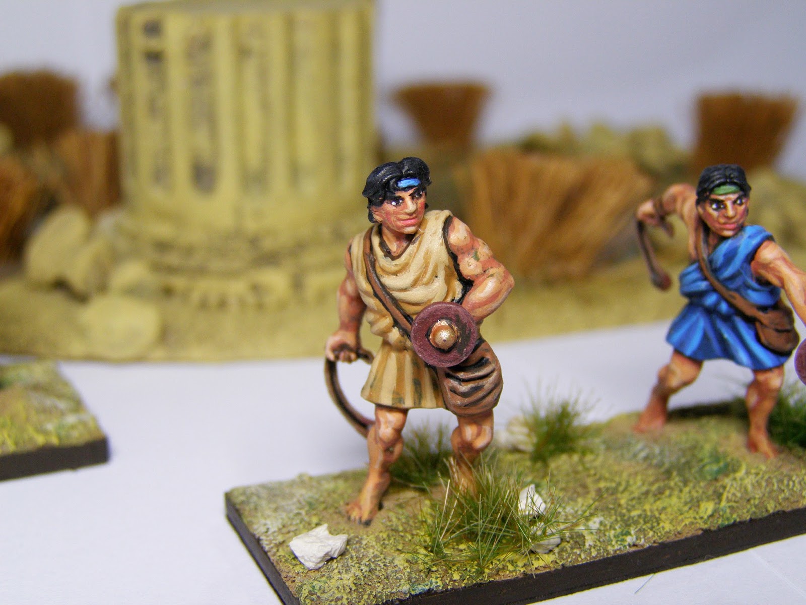 Light Bobs and Paint Blobs: Rhodian Slingers