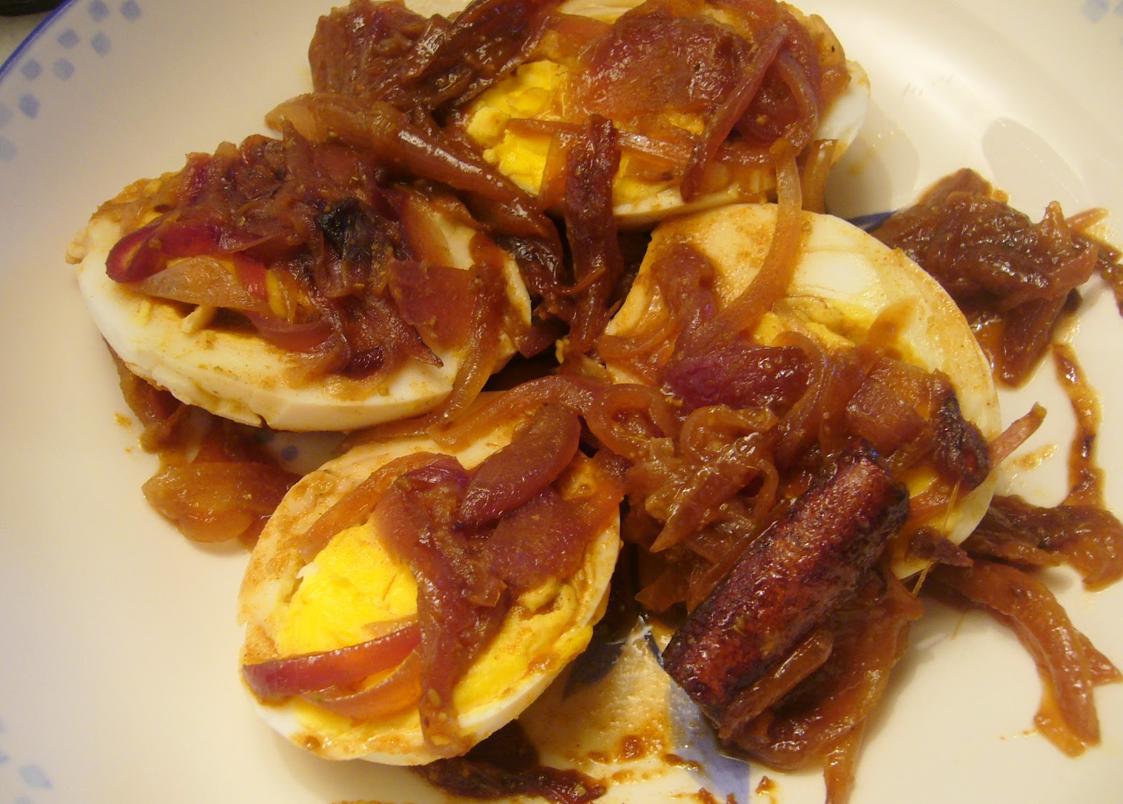 Duck Egg Vindaloo (Sweet and Sour Duck Eggs)