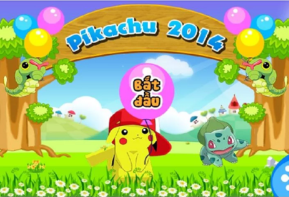 Tải Game Pikachu cho điện thoại mới nhất 2014
