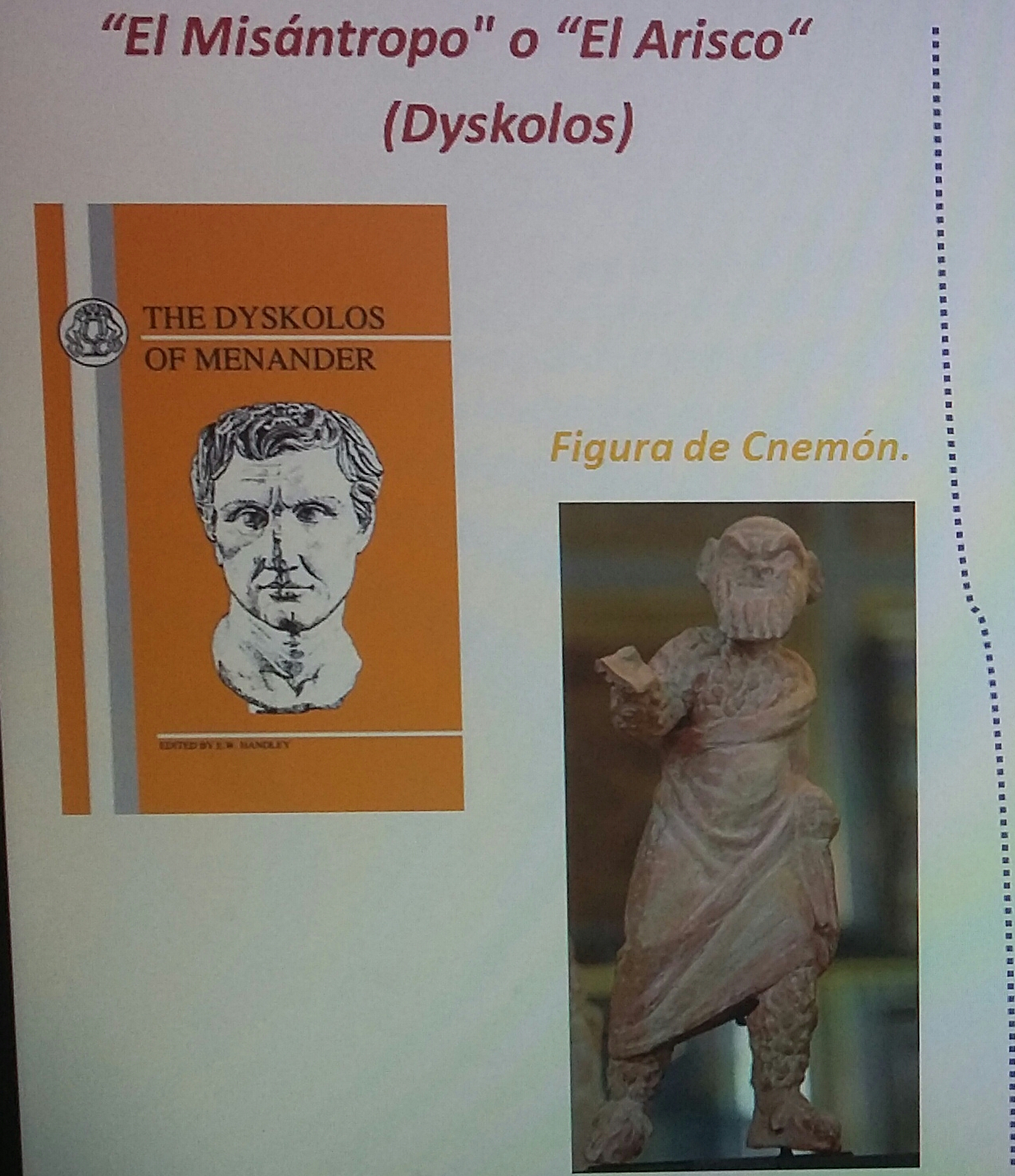 Cien Mil Pasos A La Literatura: MENANDRO.