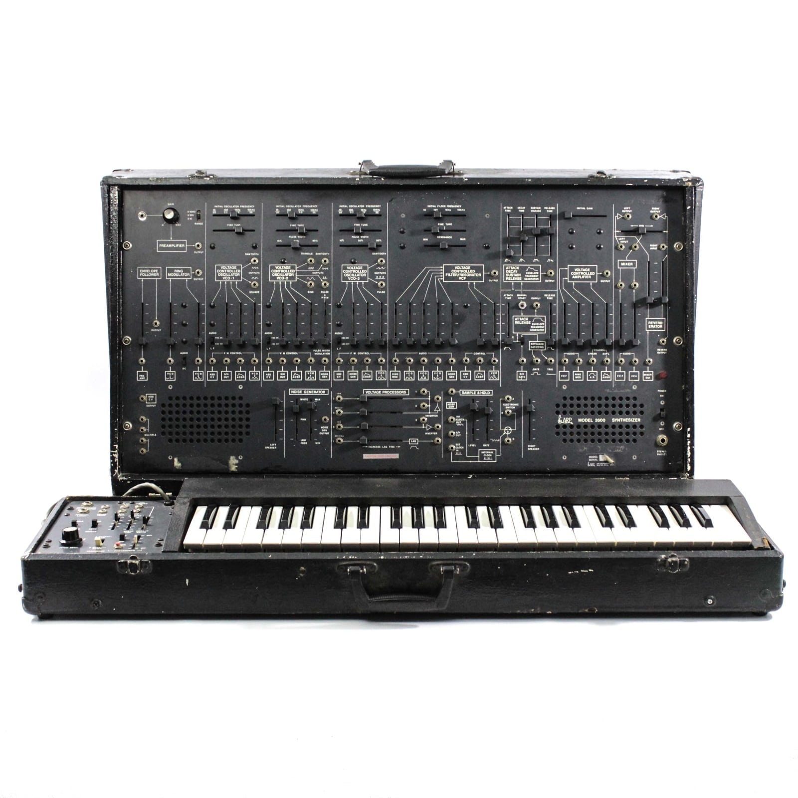 MATRIXSYNTH: ARP 2600 w/ 3620 Keyboard Analog Semi-Modular Synth SN 261304