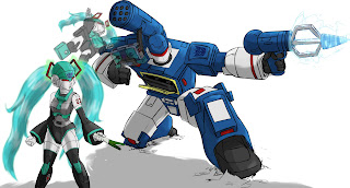 Delicious Derrick Doodles: Miku and Soundwave