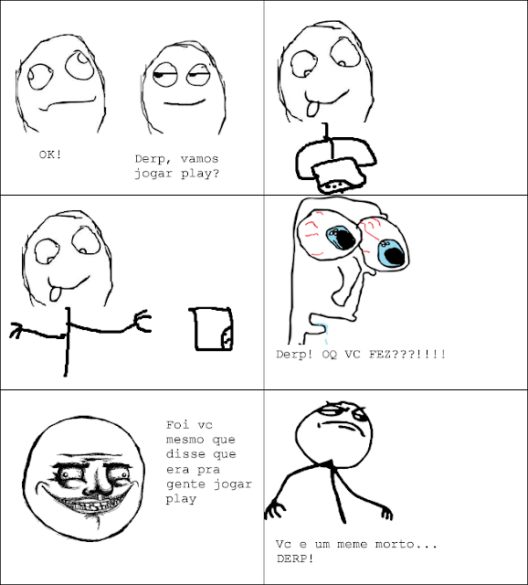 Memes LOLe'derp: Jogando Play