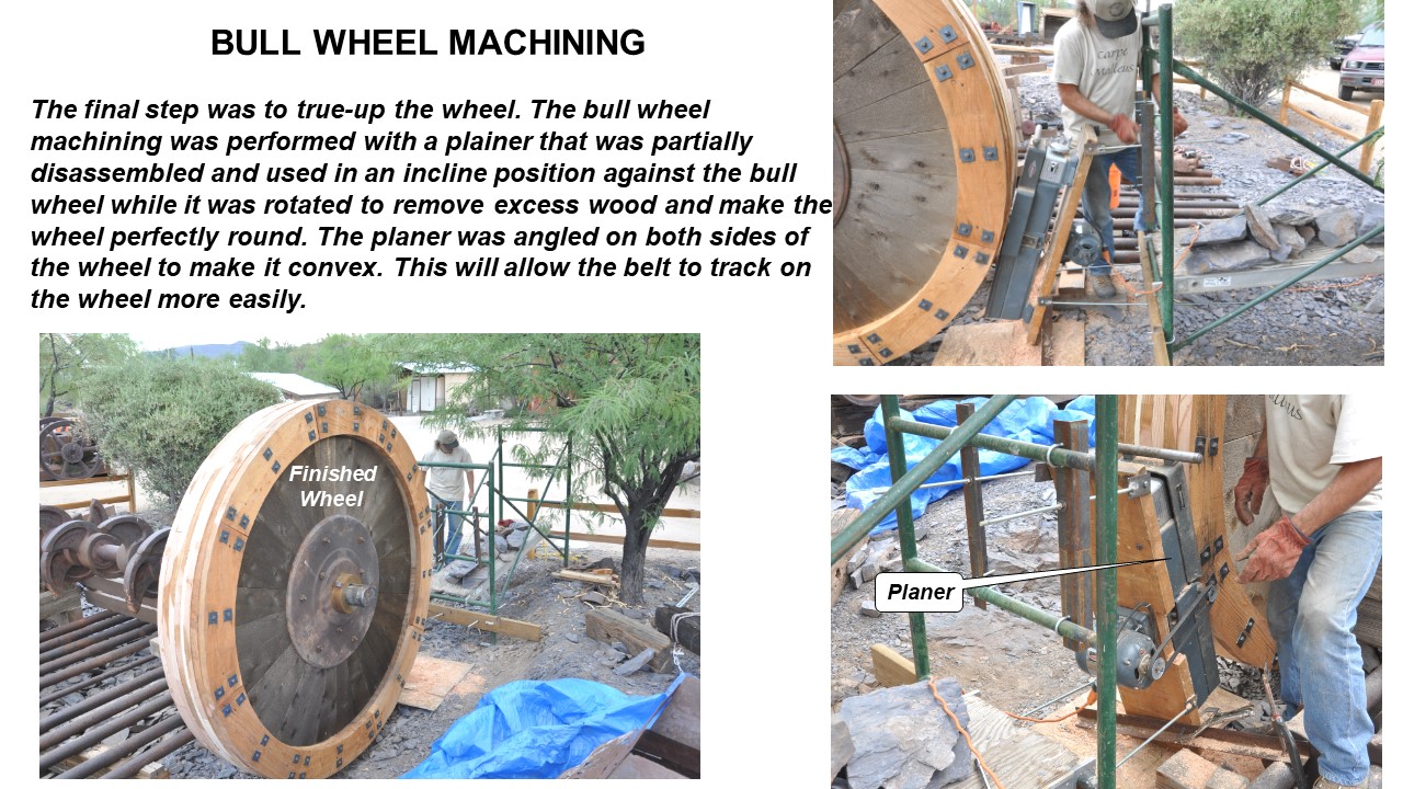 Restoring Historical Mining Equipment: (67) 7 Foot Bull Wheel Restoration