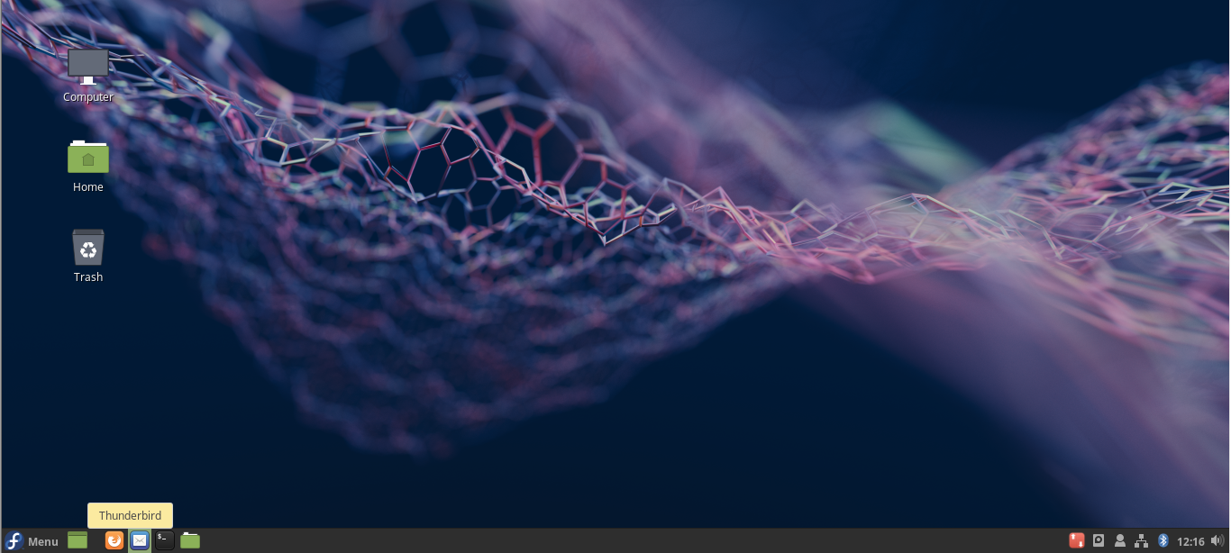 Review Tampilan Linux Fedora