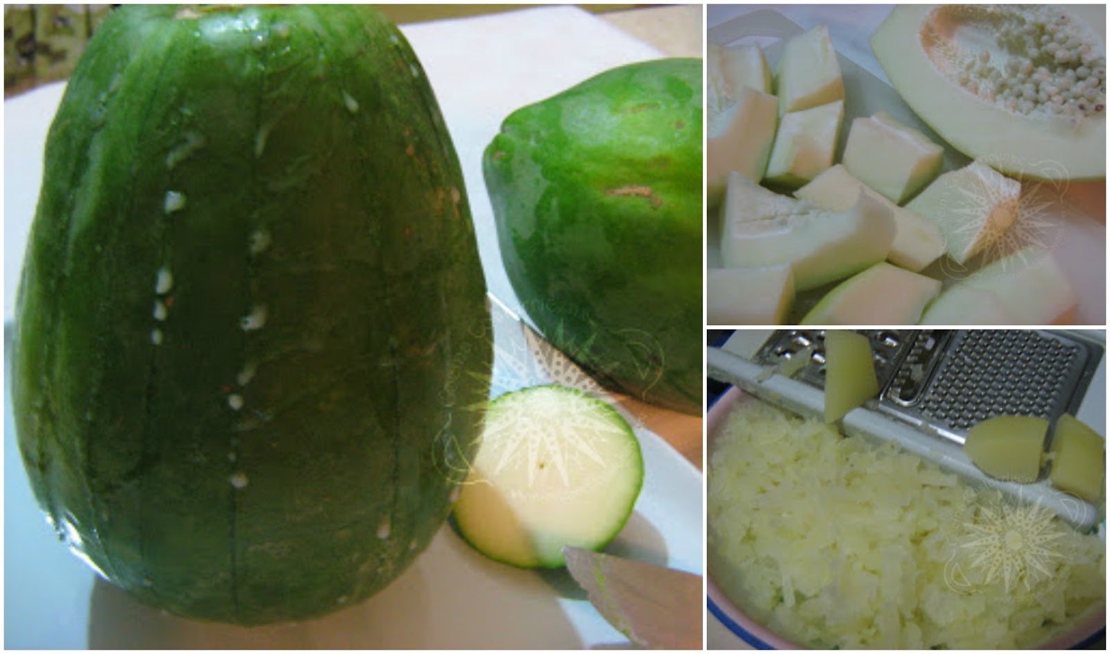 Cocina Costarricense: picadillo de papaya verde