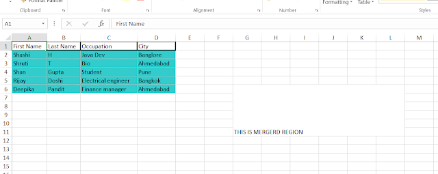 Create Excel file using Java: Apache POI - PART - 1: Writing data