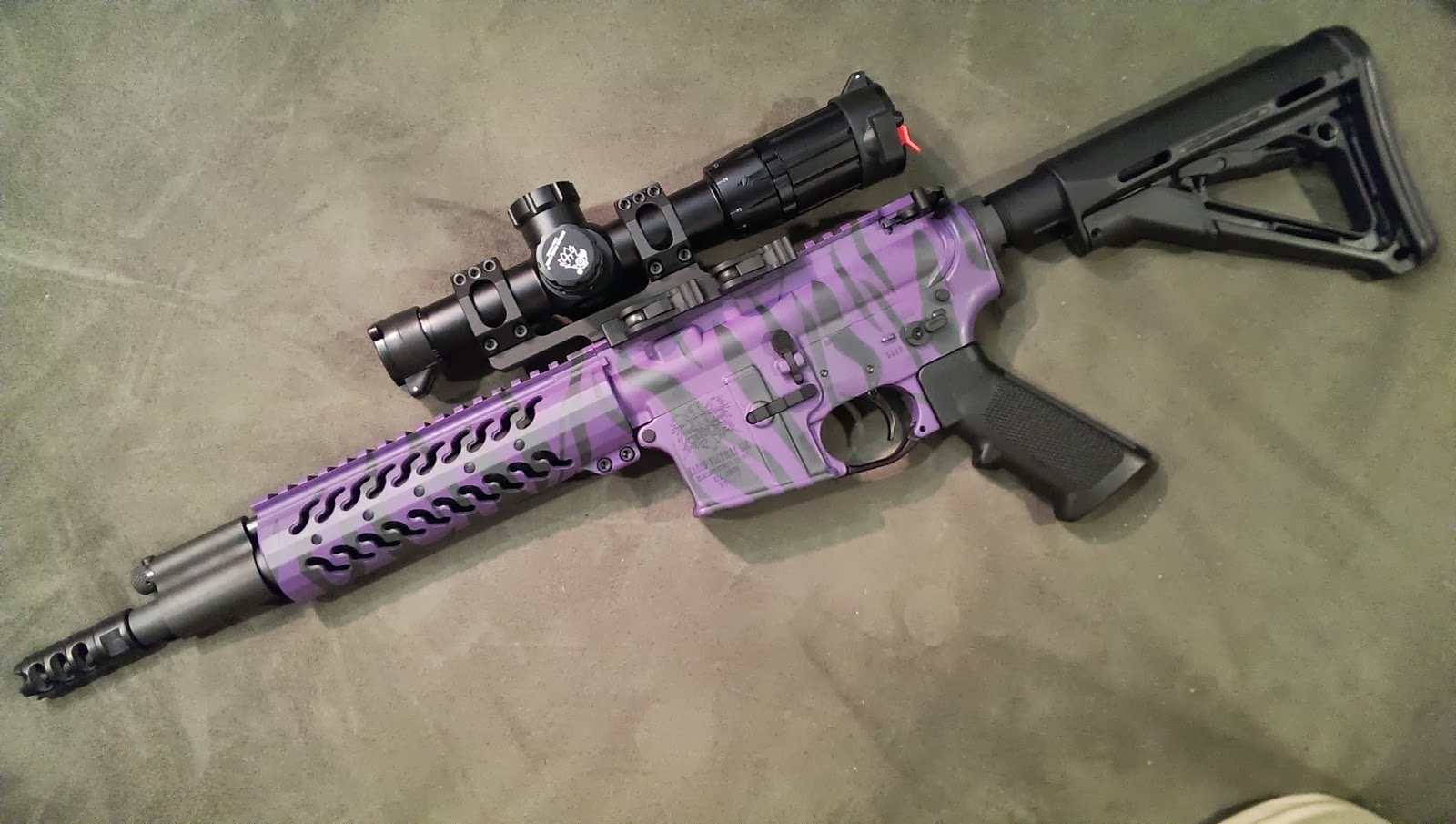 Beauty Behind the Blast: The Purple Zebra