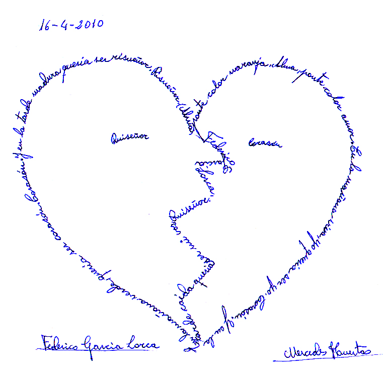 Caligramas ejemplos faciles - Imagui