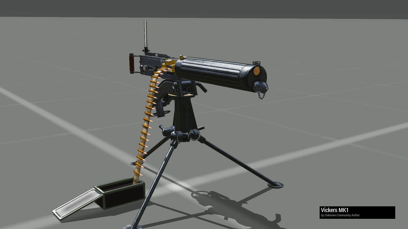 WW1 でも使われた銃を追加する Arma 3 用のヴィッカース重機関銃アドオン | 弱者の日記^^ - Arma 3 MODとアドオン紹介