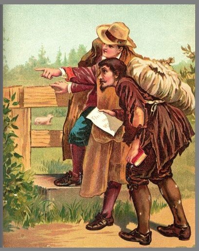 Characters from Pilgrim's Progress -- Mr. Worldly Wiseman