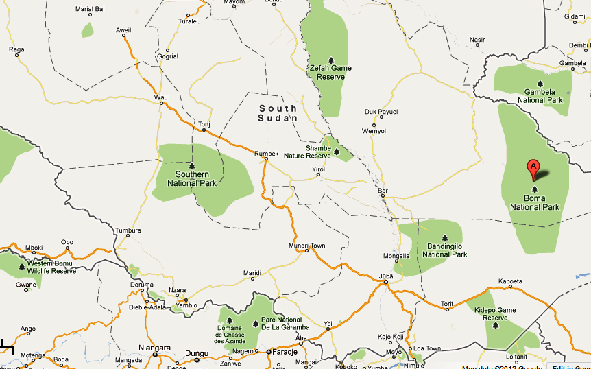 Boma National Park South Sudan