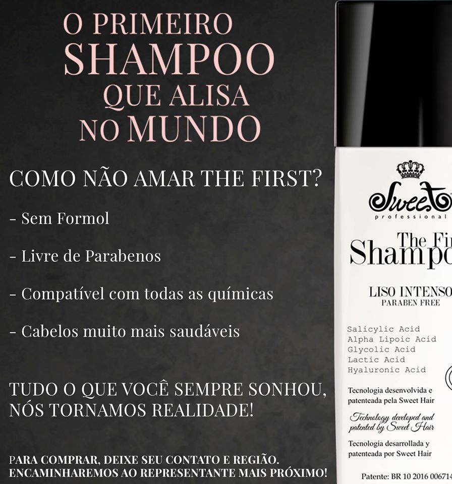 The First: O primeiro Shampoo que alisa no mundo! | Simples Bella