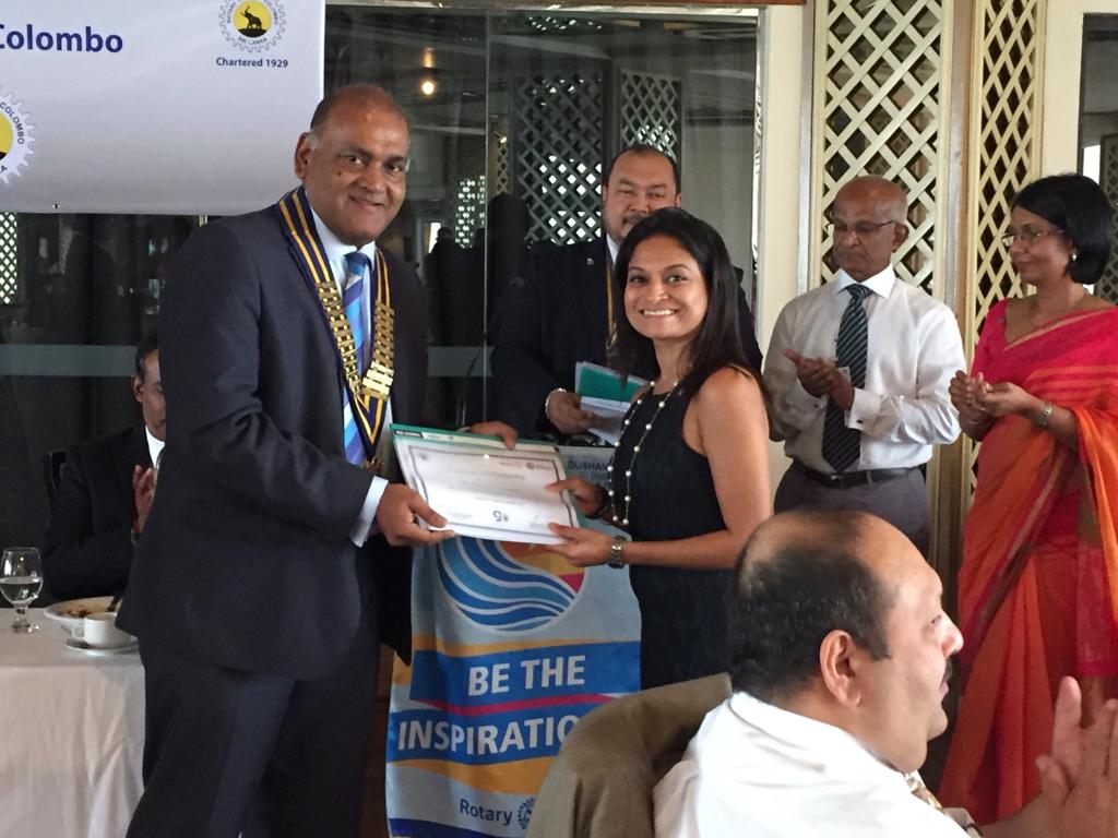 Rotary Club of Colombo: Induction of 2 members
