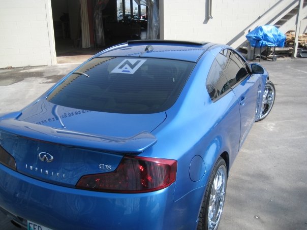 TOP AUTO CUSTOMIZATION : INFINITI G35 CUSTOM FIBERGLASS TRUNK SETUP