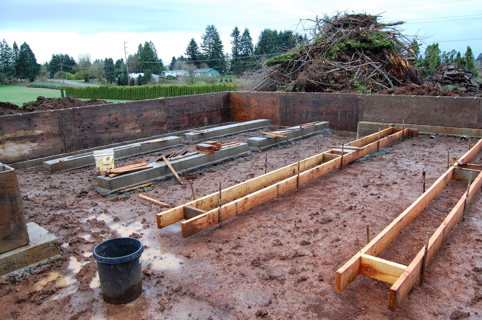 The Thompson House: Pouring the Foundation