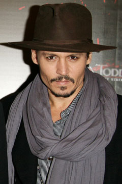let them have hats.: johnny depp + the hat