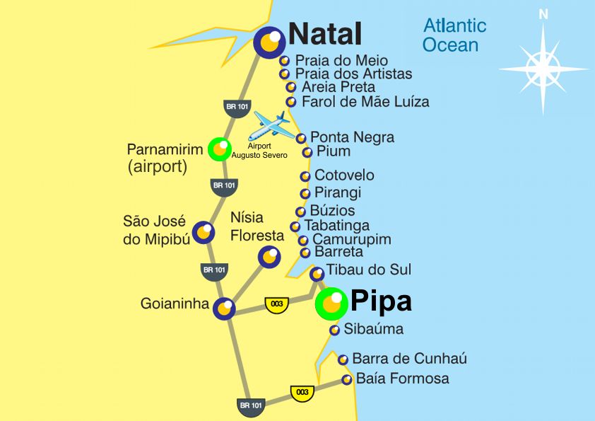 Playas de Brasil: Playas de Pipa. Arena, sol, tortugas y delfines