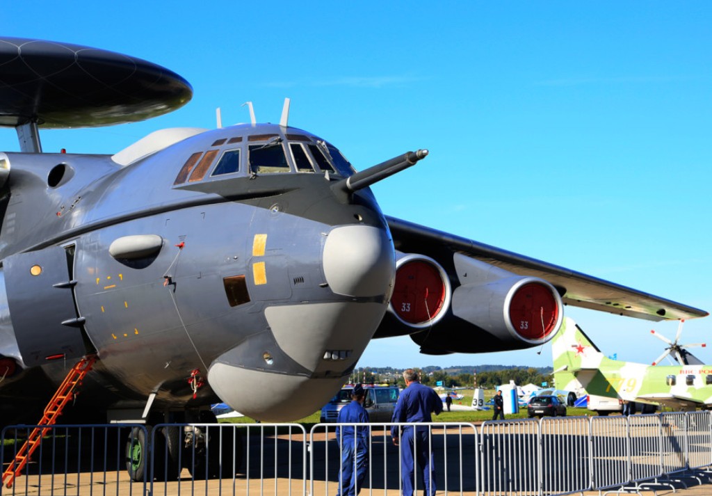 Russian A-50 Mainstay Airborne Warning and Control System (AWACS ...