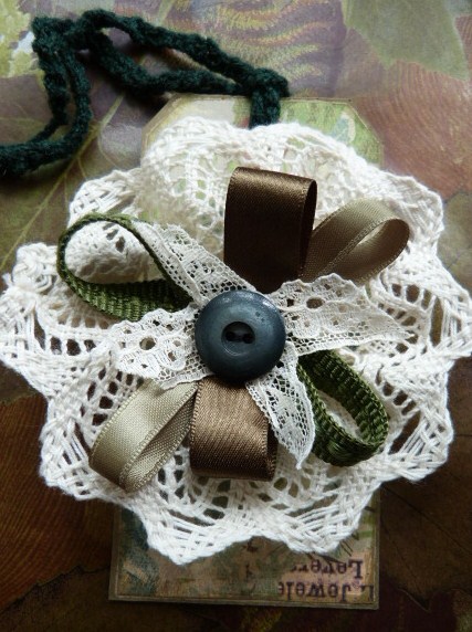 CORNISH CONTEMPORARYS ' Flotsam & Jetsum': Vintage button corsage in ...