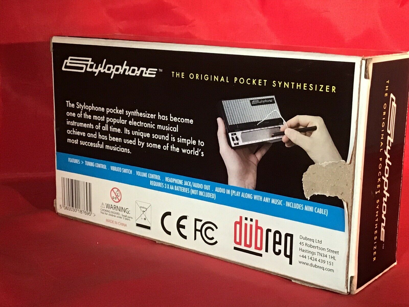 MATRIXSYNTH: Stylophone Retro Pocket Synth SN KF0220418 w/ Original Box