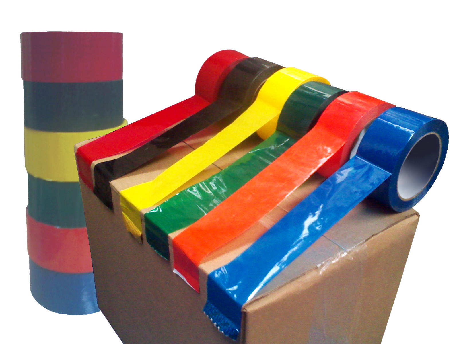 Cintas para empaque de colores