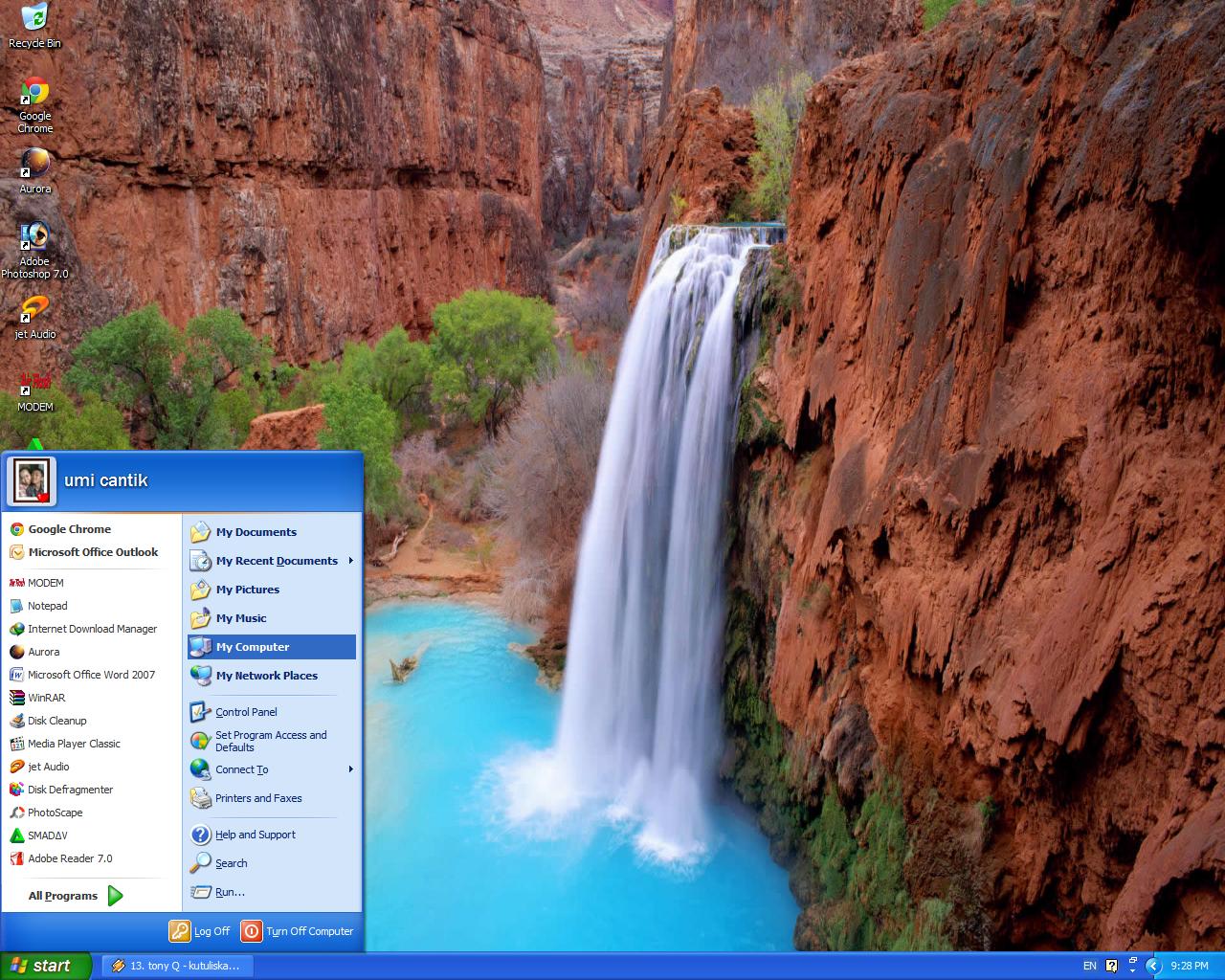 RODA GILA: cara merubah gambar dekstop pada windows xp terbaru 2013
