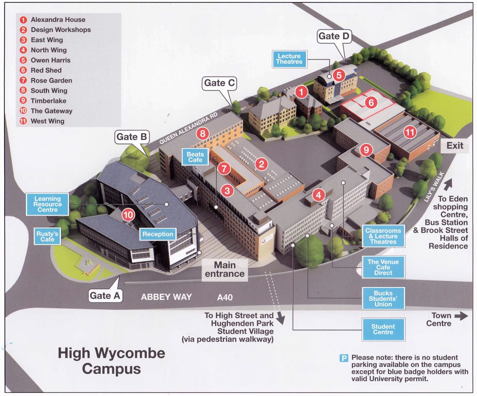 Bucks Animation Blog: Finding Your Way To And Around Bucks New University