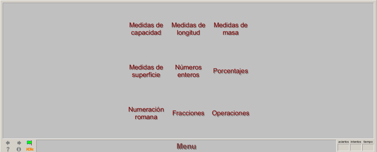 MilagroTIC: JCLIC - JUEGOS REPASO MATEMÁTICAS - 6º