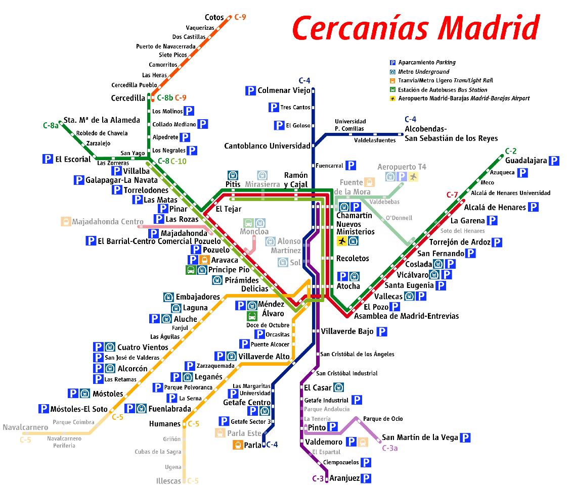 Nuestra vida: Planos cercanías Renfe (varios)