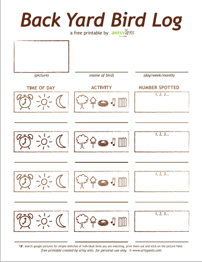 urban bird watching adventures :: mr. bullfinch & a free printable ...