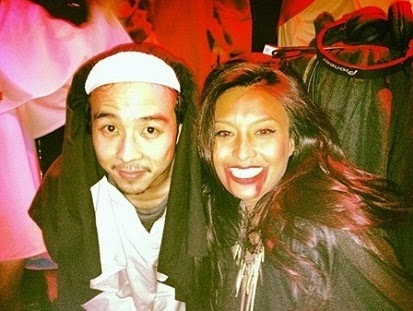 Gambar Liar Nabila Huda berparti di hari jadi teman rapat