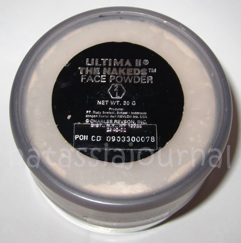 Natassia Journal: Ultima II the Nakeds Face Powder