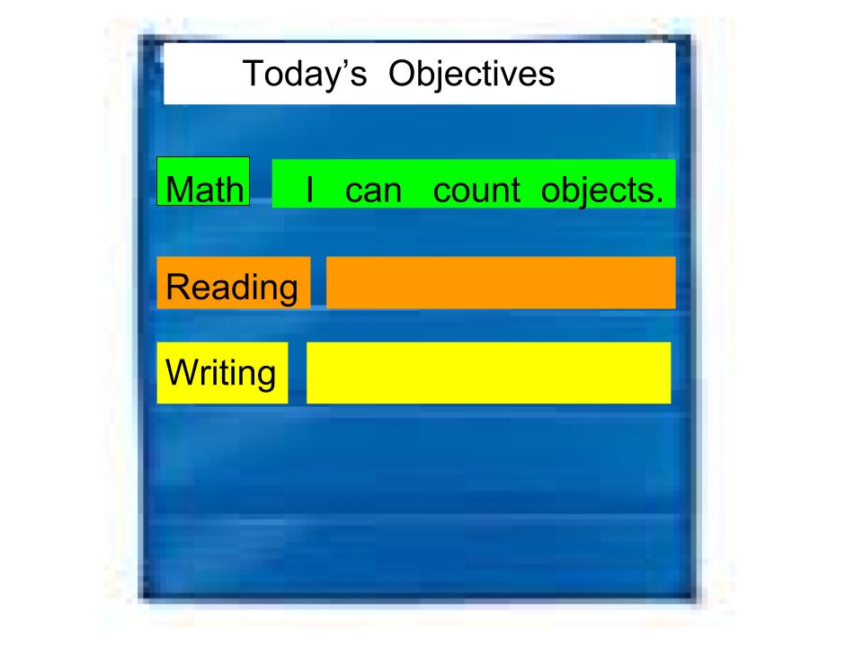 Good-bye Kindergarten: Kid-Friendly Math Objectives