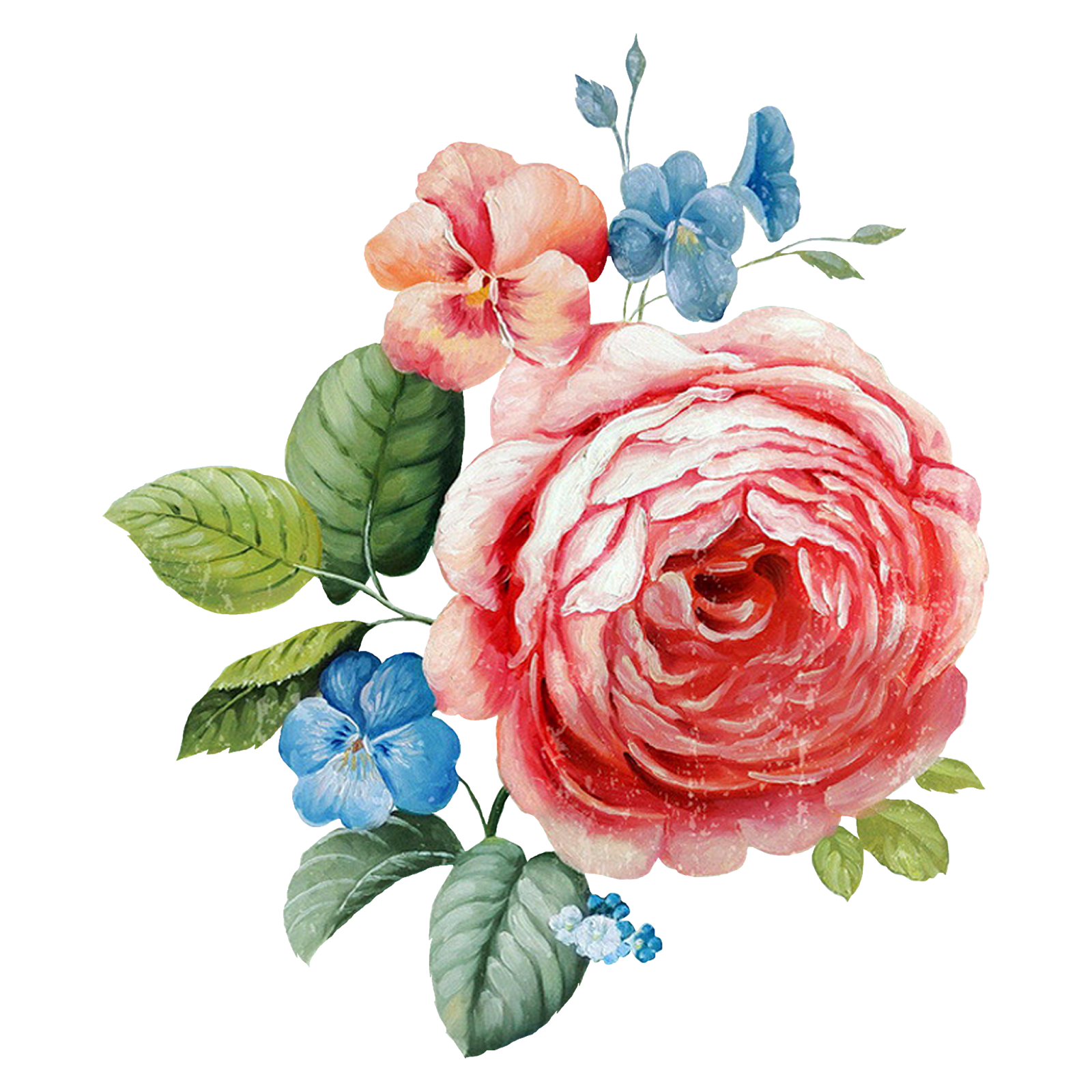 Watercolor Flowers Painting