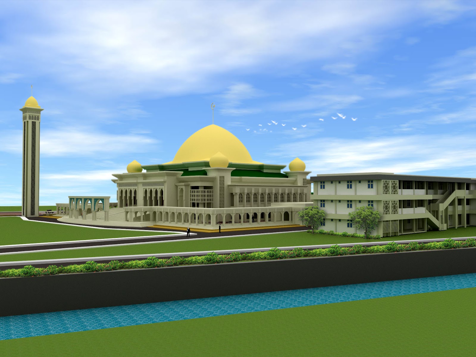 Yoga Nugroho: Islamic Center Tembilahan - Indragiri Hilir, Riau