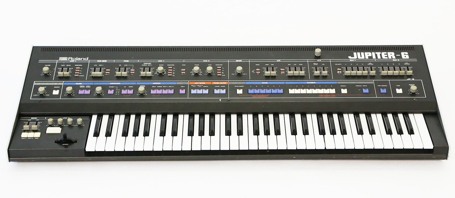 MATRIXSYNTH: 1980s ROLAND JUPITER 6 ANALOG SYNTHESIZER KEYBOARD SN ...