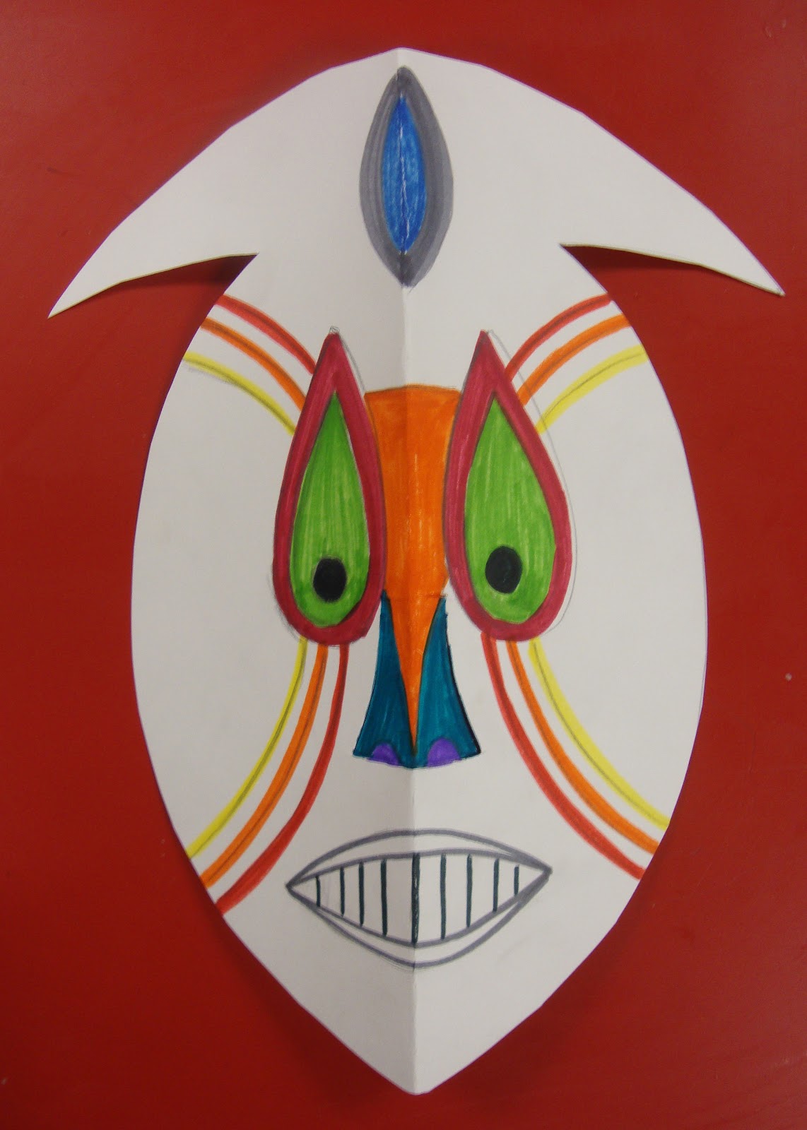 Art. Paper. Scissors. Glue!: African Mask