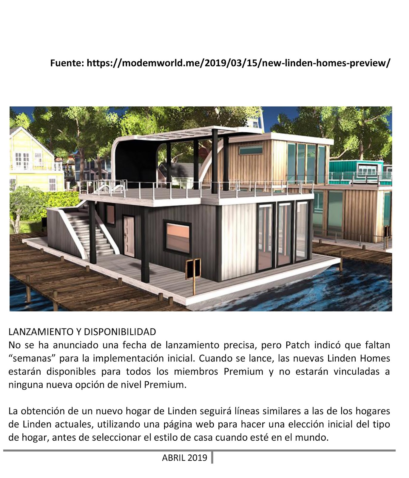 AMM Life & Style: AMM NUM 80 - NUEVAS CASAS DE LINDEN LAB PARA ...