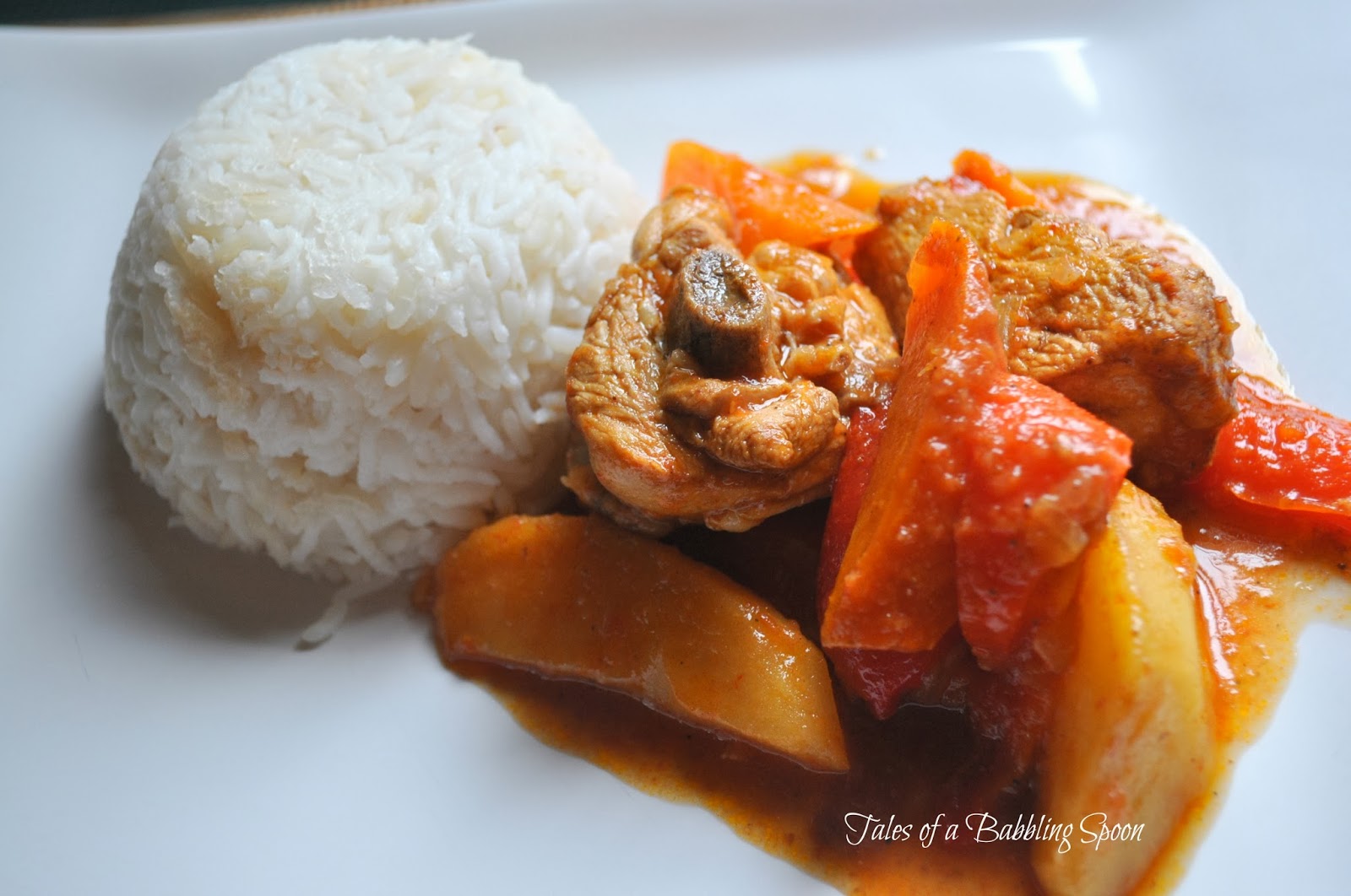 Tales of a Babbling Spoon: Chicken Afritada Recipe