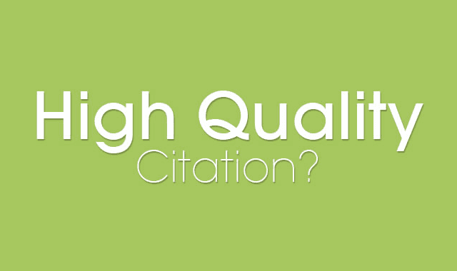 What Does a High Quality Citation Look Like? #infographic - Visualistan