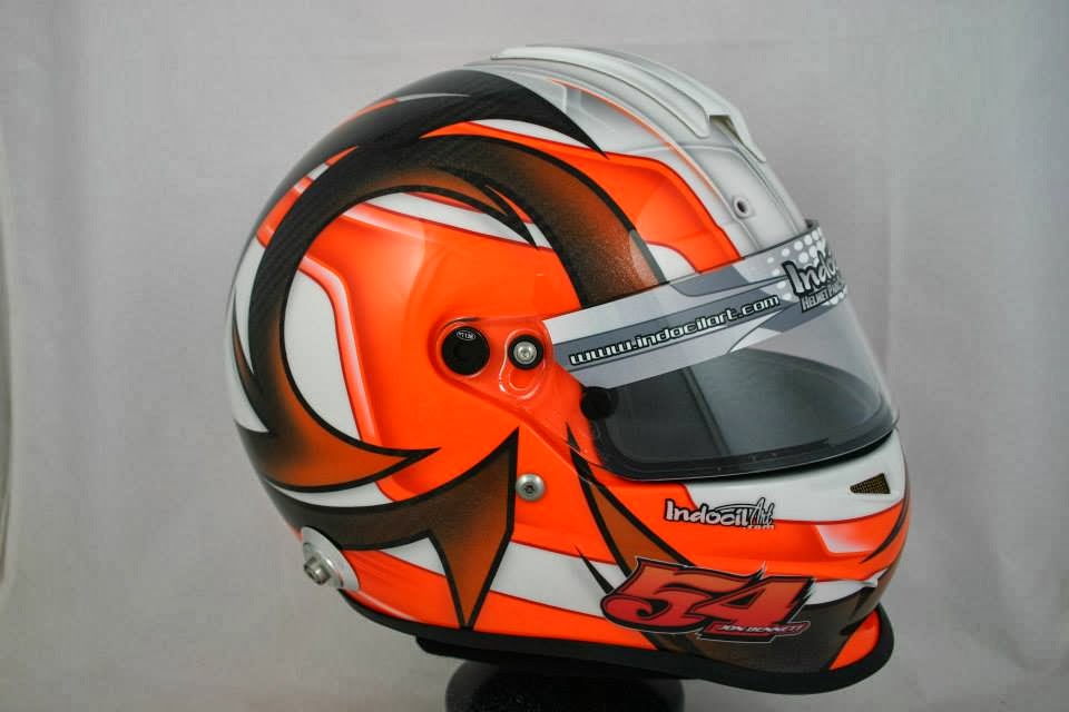 Racing Helmets Garage: Bell HP3 J.Bennett 2013 by Indocil Art