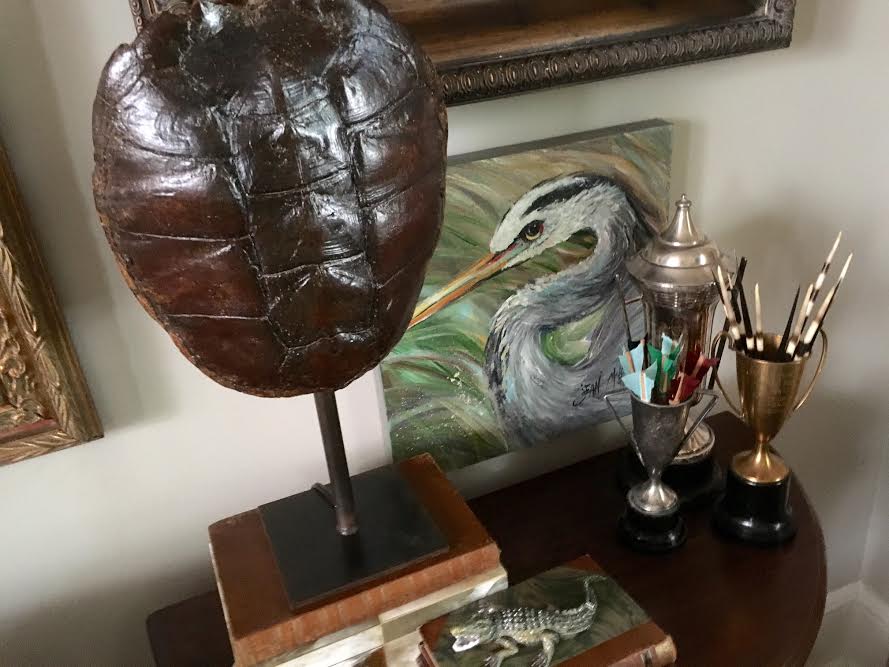 The Uptown Acorn: Turtle Shell Lamp