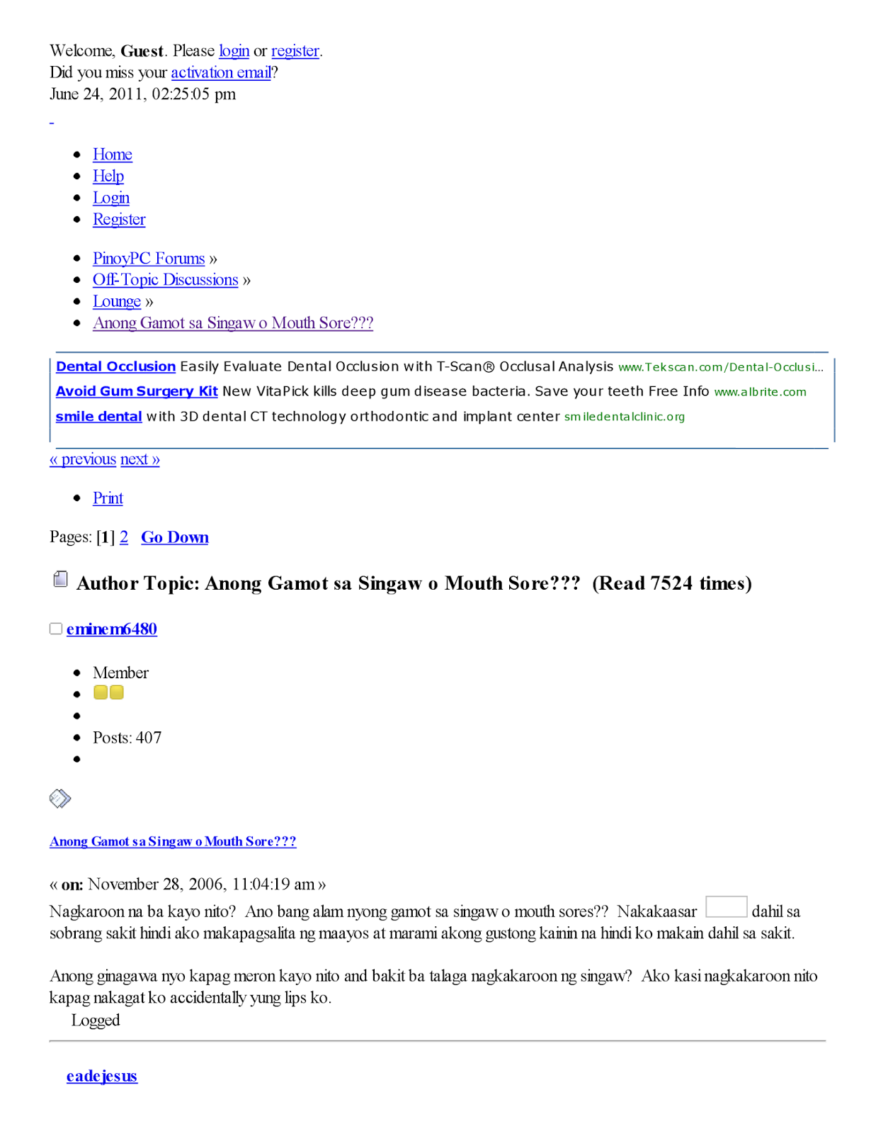 gamot sa singaw - philippin news collections