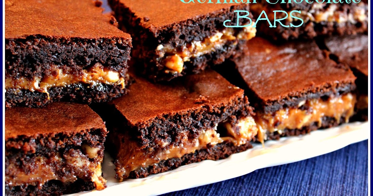 Sweet Tea and Cornbread: German Chocolate Bars!