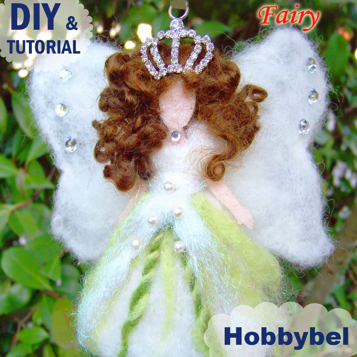 TUTORIAL FATA DI LANA CARDATA - DIY WALDORF DOLL, FAIRY CRAFT, NEEDLE FELT
