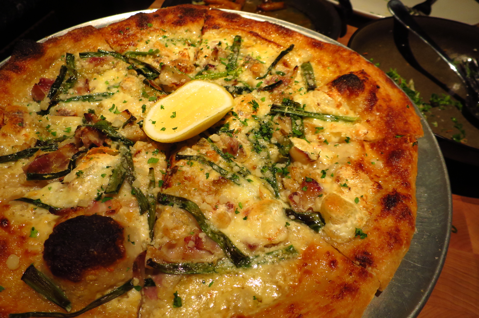 Small Potatoes Make The Steak Look Bigger: Blue Label Pizza & Wine, Ann ...