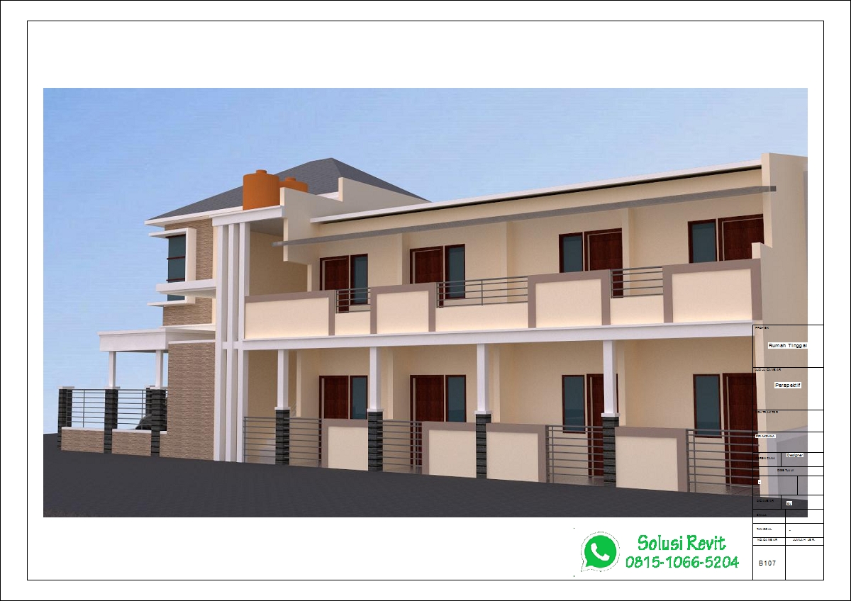 Belajar Revit : Contoh Desain Rumah Menggunakan Revit - 3 ~ Kursus ...