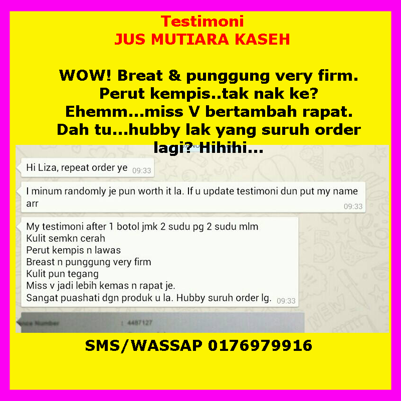 Pakar Kesihatan Wanita: TESTIMONI