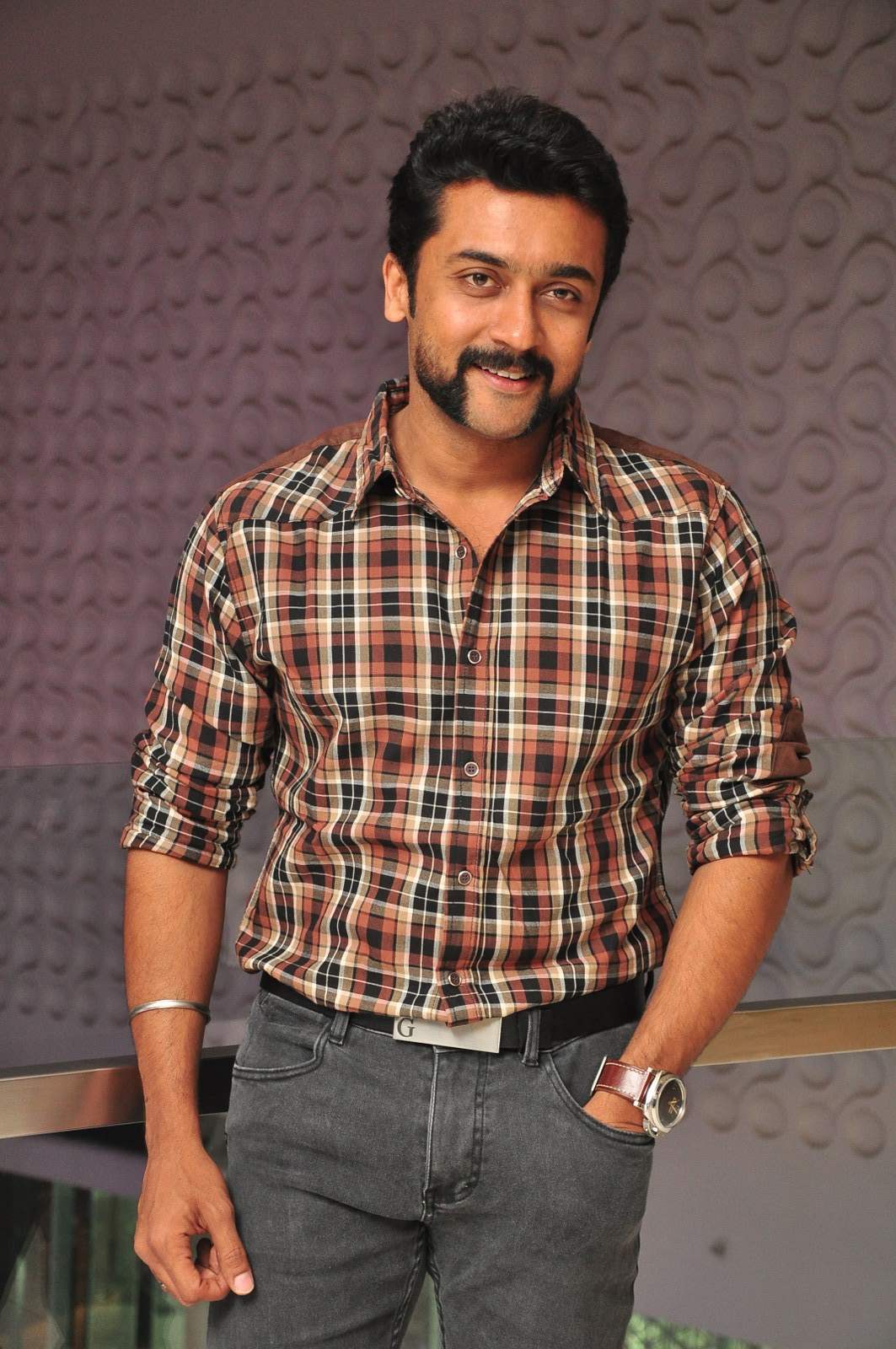 Suriya Latest Singam Style Mustache PhotoShoot Images At 24 Movie ...